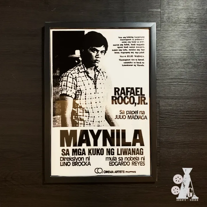 Maynila sa mga kuko ng Liwanag (High Quality Framed Movie Poster ...