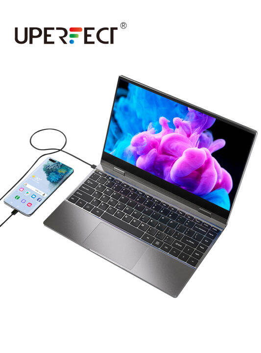 UPERFECT X Pro Wireless LapDock DEX Portable Monitor w Keyboard Battery ...