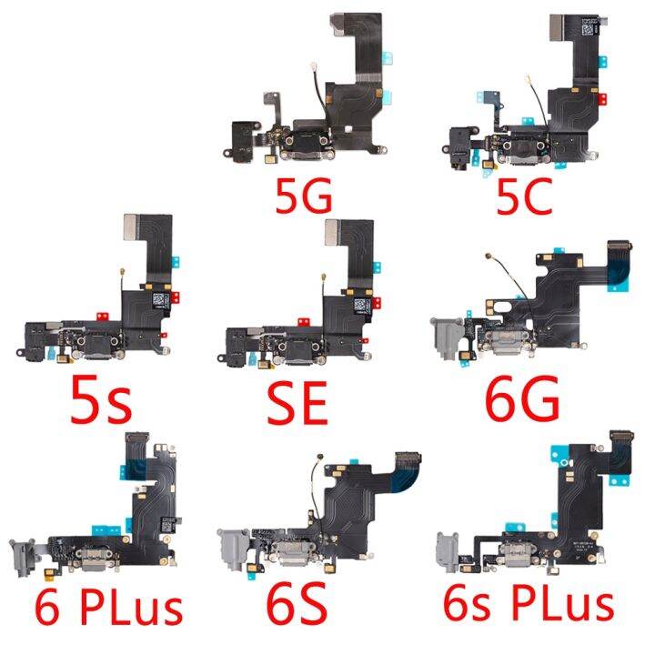 iPhone 6G 6 6S 5G 5C 5S Charging Port Dock Headphone Audio Jack ...