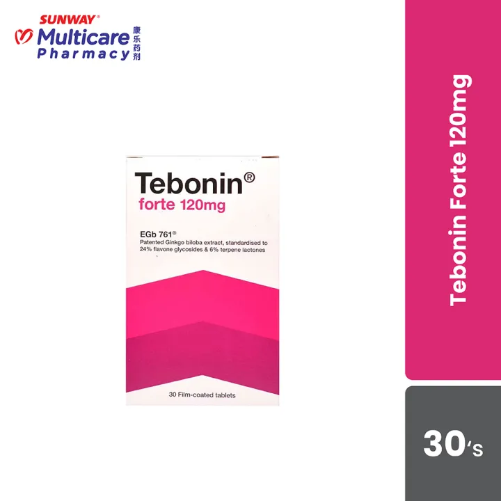 Tebonin forte Gingko Biloba Tablet 120mg 30's | Lazada