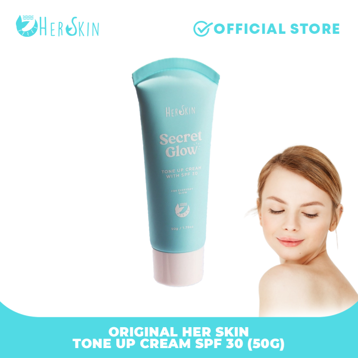 Original Her Skin Secret Glow Big Tone Up Cream SPF 30 (50g) With Aloe ...