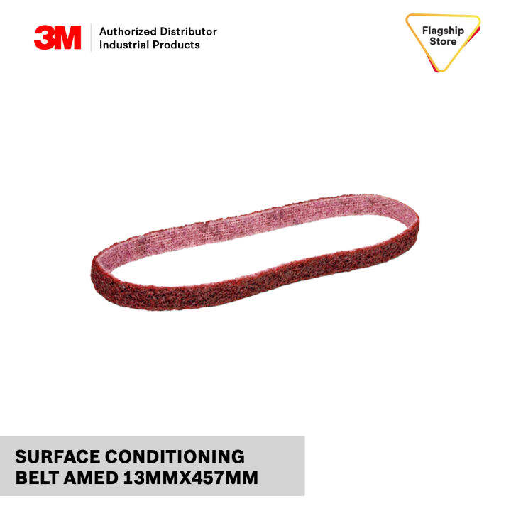 3M SCOTCH BRITE surface conditioning belt AMED 13MM X 457MM BELT 08857 ...
