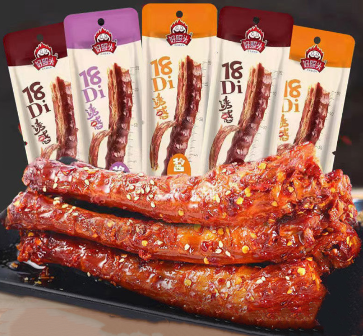 Black duck-flavored roasted neck whole non-air-dried duck neck sweet ...