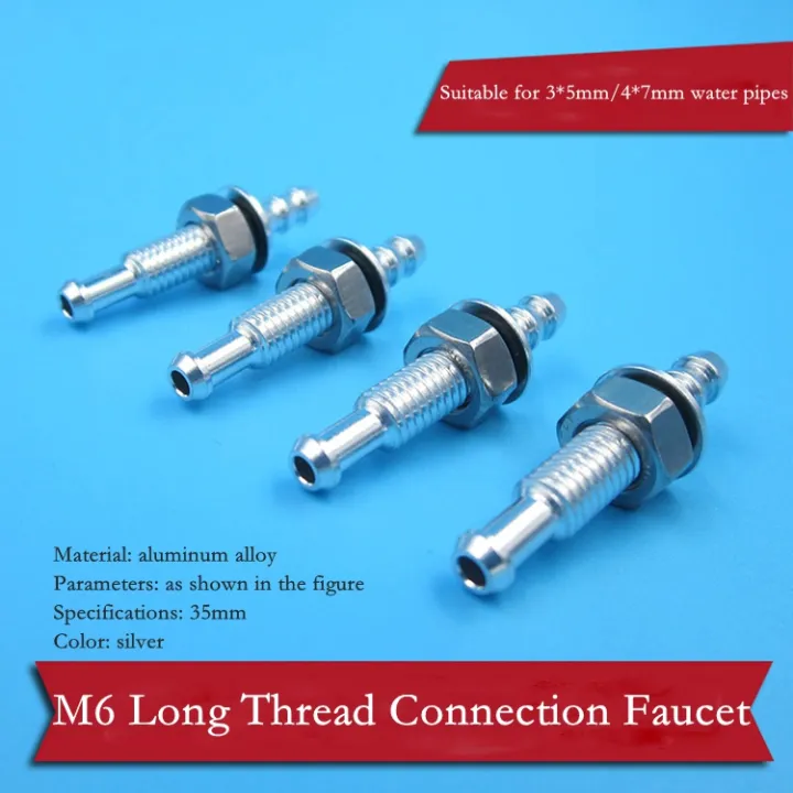 RC Boat M6 Long Thread Connection Faucet Aluminum alloy Water-cooled ...