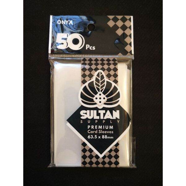 Sultan Onyx Premium Card Sleeves 63.5x88mm standard 50ct | Lazada PH