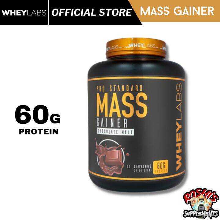WHEYLABS PRO STANDARD MASS GAINER 7LBS with or without SHAKER ...