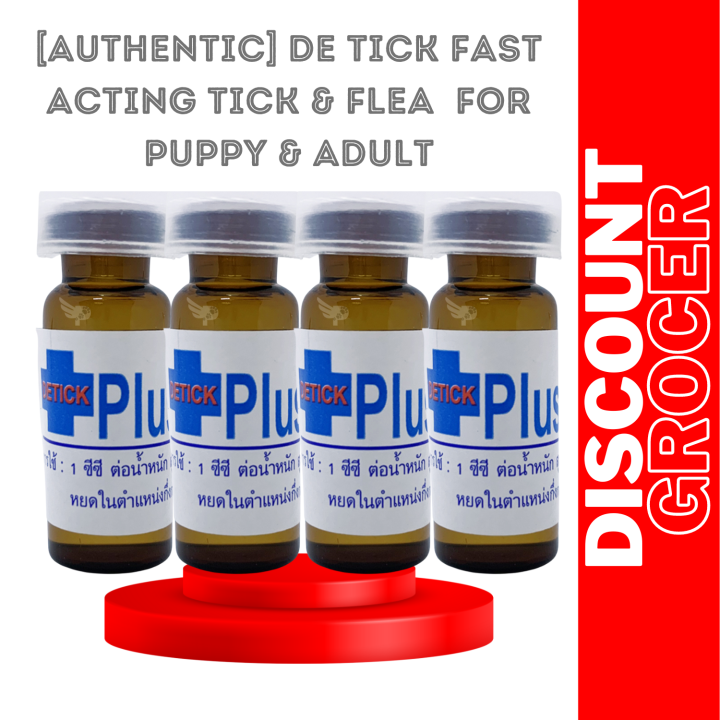 De tick Fast Acting Tick & Flea for Puppy & Adult | Lazada PH