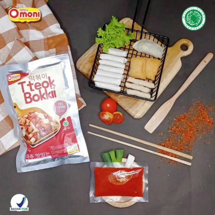 Omoni - Mini Tteokbokki Topokki Topoki Original halal | Lazada Indonesia