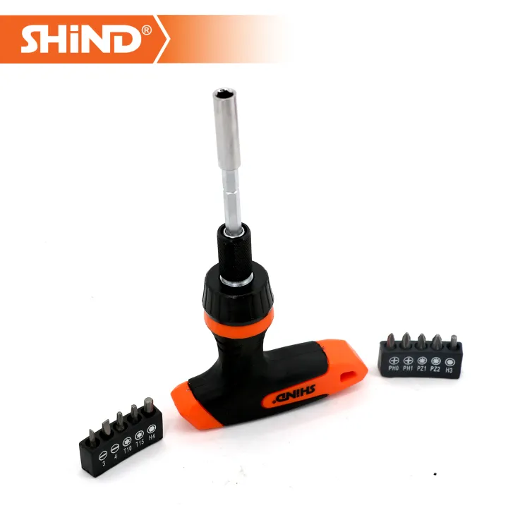 ShinD 12pcs T-Handle Screwdriver Set Interchangable magnetic tips ...