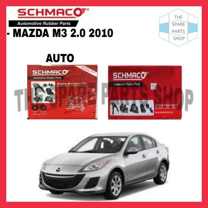 Mazda 3 2.0 Auto Schmaco Engine Mounting Kit Set (3Pcs in 1 Set) - 1 ...
