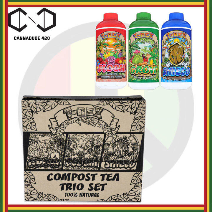 T-Rex GROW SOLUTION ดินปลูกต้นไม้ น้ำหมัก ปุ๋ย GROW - BLOOM - SHIELD ...