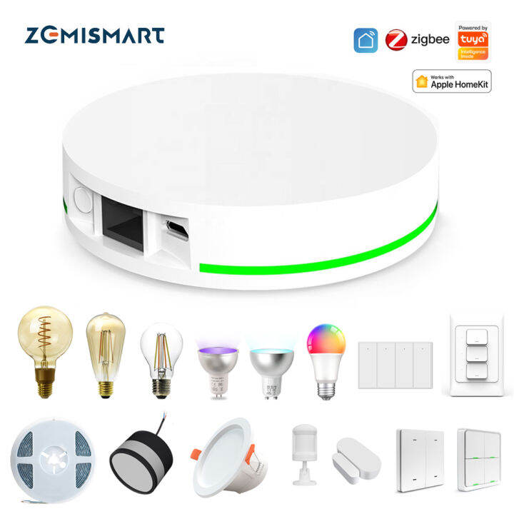 Zemi Smart Zigbee Hub Bridge Work with HomeKit Smart Linkage Tuya ... Zemi Smart Zigbee Hub Bridge Work with HomeKit Smart Linkage Tuya ...