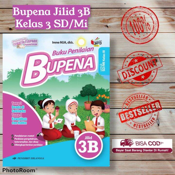 Buku Bupena 3B Kelas 3 SD/Mi K13 Revisi Erlangga | Lazada Indonesia