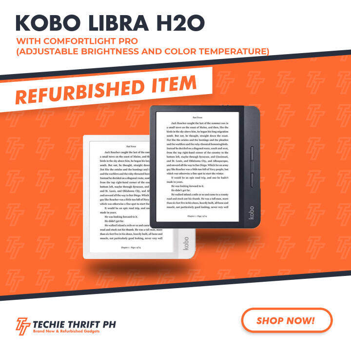 Kobo Libra H2O 8GB *REFURBISHED* | Lazada PH