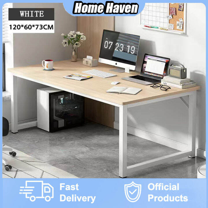 Computer Desk Wooden Office Table PC and Laptop Desks 1.6cm Thick for ...
