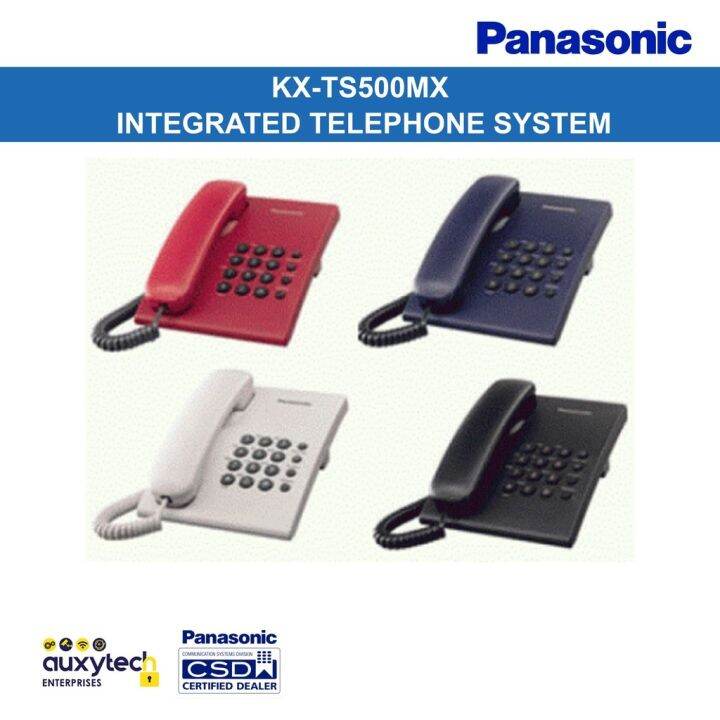 【Local delivery】 Panasonic PABX Single Line KX-TS500MX Corded Phone | Lazada PH