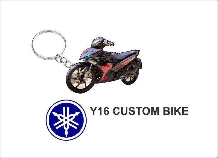 yamaha y16 custom modified keychain 2d | Lazada