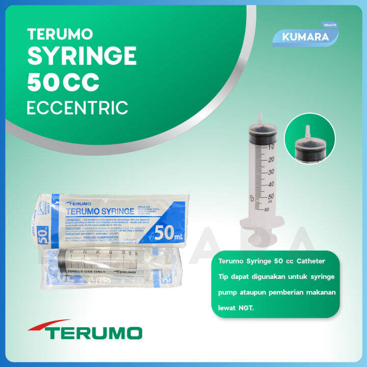 TERUMO - Syringe 50cc Eccentric & Catheter Tip Pcs | Lazada Indonesia