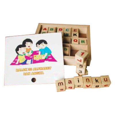 Balok Angka & Alfabet - 30 Pcs | Lazada Indonesia