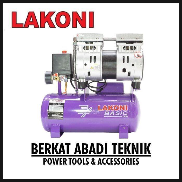 LAKONI BASIC 9S Compressor Oilless Kompressor Kompresor Silent Angin ...