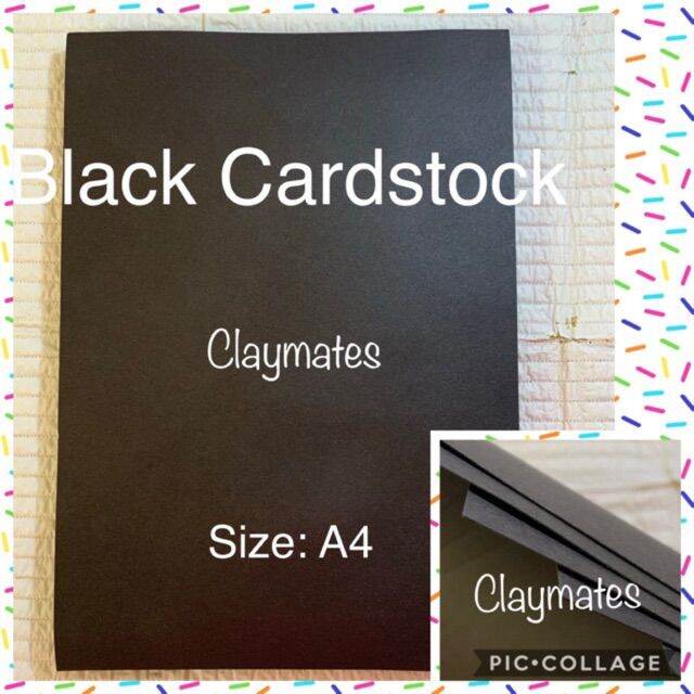 Black cardstock 200gsm | Lazada PH