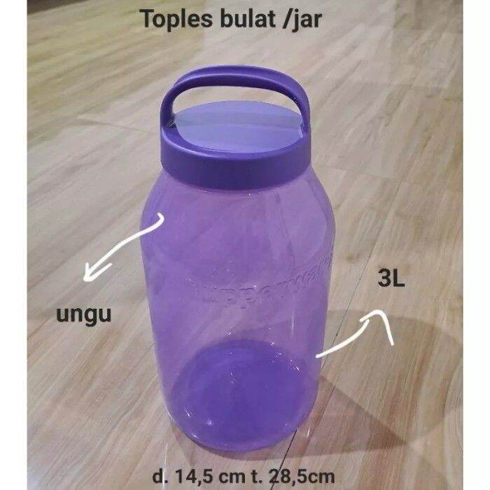 Toples Tuperware Toples Cantik Tupperware 3L /Tupperware Universal jar ...
