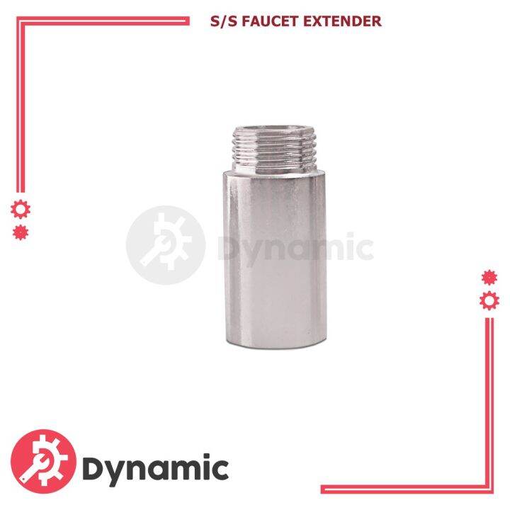 Stainless 12 Male x 12 Female 40mm Faucet Extension Male Adapter Faucet ...