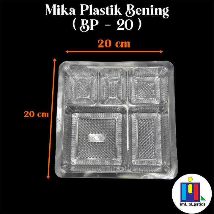 Plastik Mika BP 20 / Bungkus Makanan / Kebutuhan Cathering - 100 Pcs ...