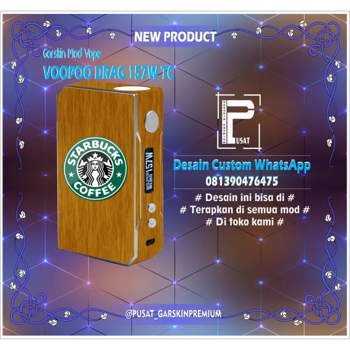 Garskin Pod/Mod/Vape/Vapor Voopoo DRAG 157W Motif 56 | Lazada Indonesia