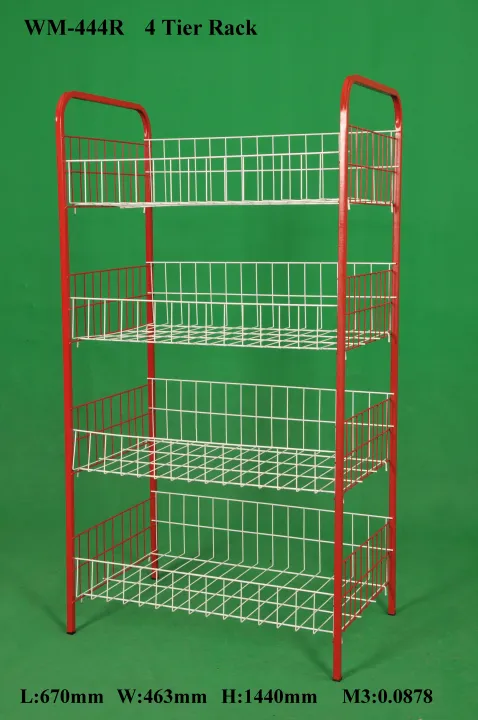(Ready Stock)4 Tier Rack / 4 Tingkat rak/Rak baju/jimat/Rak dapur | Lazada