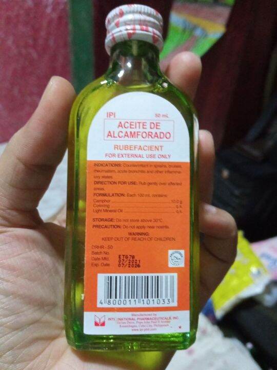 Aceite De Alcamporado 50ml | Lazada PH
