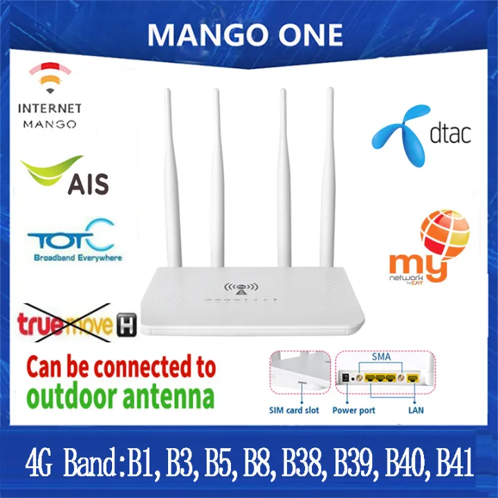 100% ใหม่4G Router WiFi สูงสุด300Mbps พอร์ตรองรับได้ถึง32ให้คะแนน ...