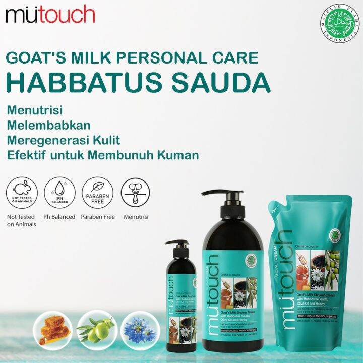 Mutouch Goats Milk Body Lotion with HabbatusSaudaOliveOil and Honey ...