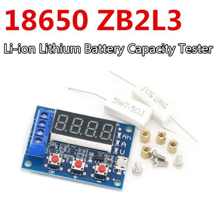 18650 Lithium Battery Power Supply Test ZB2L3 Battery Tester LED ...