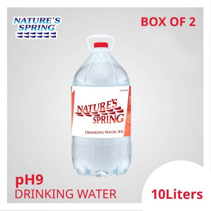 Nature's Spring pH9 10 Liters | Lazada PH