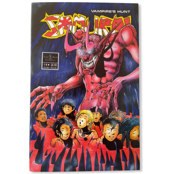 Samurai Vampires Hunt 4 Published 1992 by Night Wynd Comics Original ...