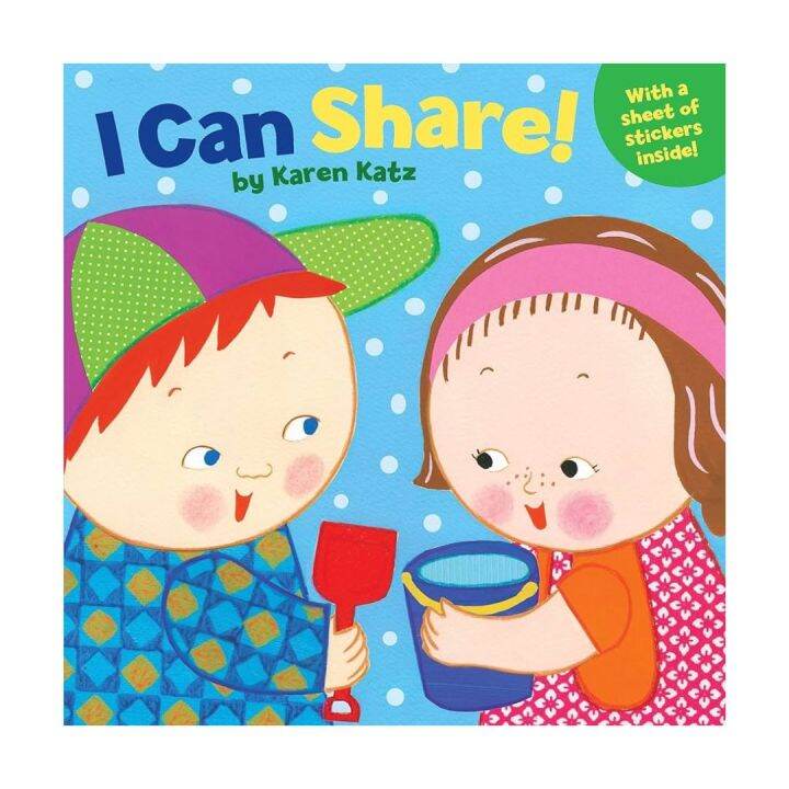 I Can Share (Karen Katz SOFTCOVER) with stickers | Lazada PH