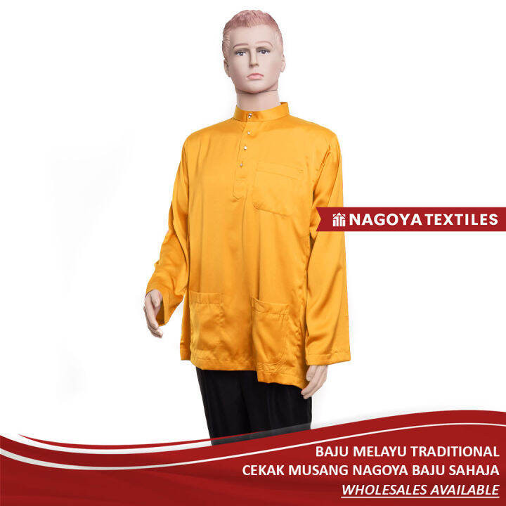 BAJU MELAYU TRADISIONAL CEKAK MUSANG BERPESAK BAJU SAHAJA (CMP) | Lazada