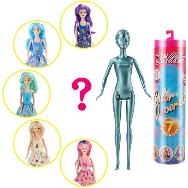 Cute Color Reveal Doll Water Reveals Doll"s Look and Color Change on ...