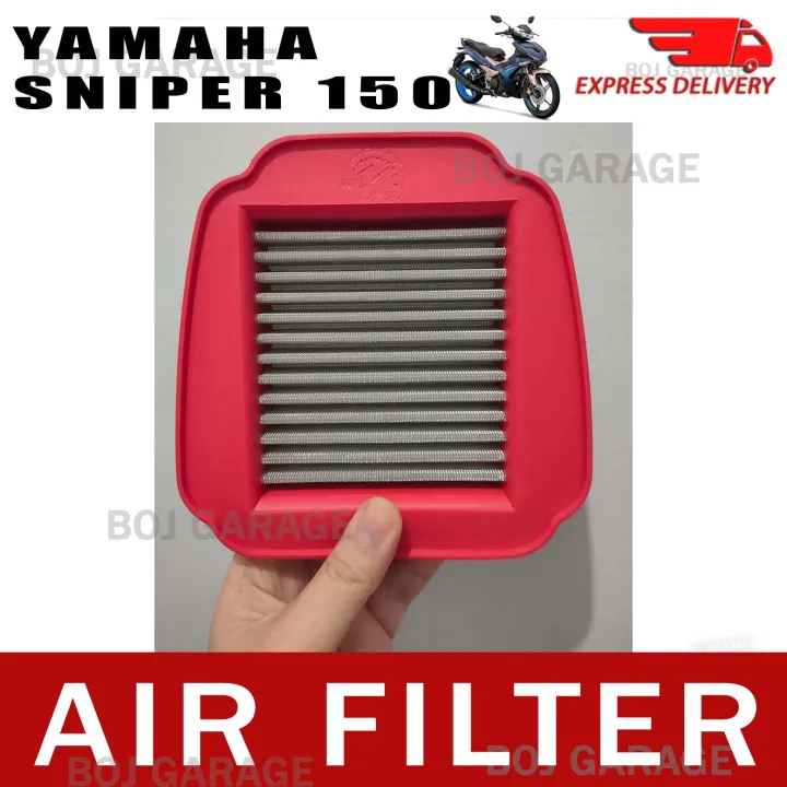 yamaha sniper 150 MAX RPM Air filter Red | Lazada PH