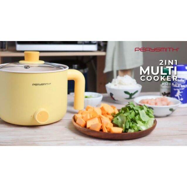 PerySmith 2in1 Multi Cooker Signature Series BQ160 YELLOW | Lazada