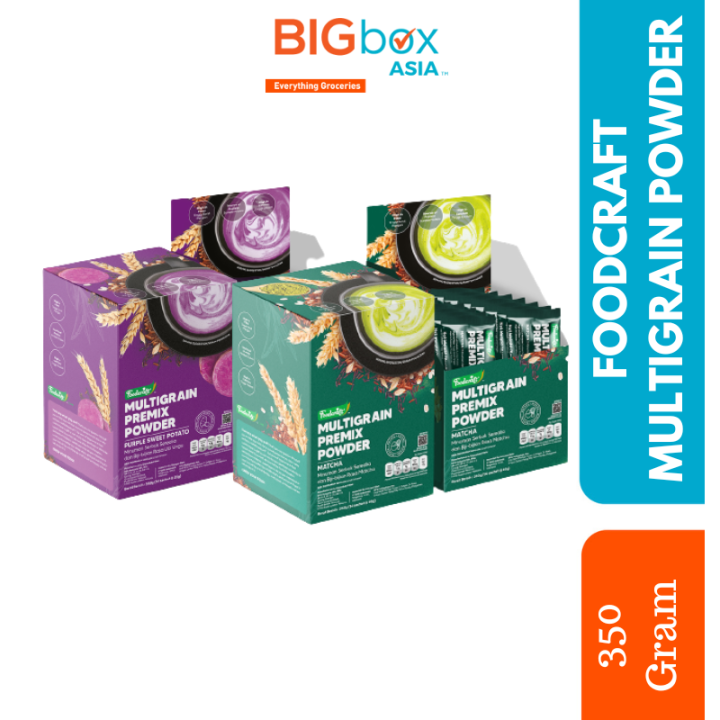 Foodcraft Multigrain Premix Powder 25g 14 Sachet Rasa Purple Sweet ...