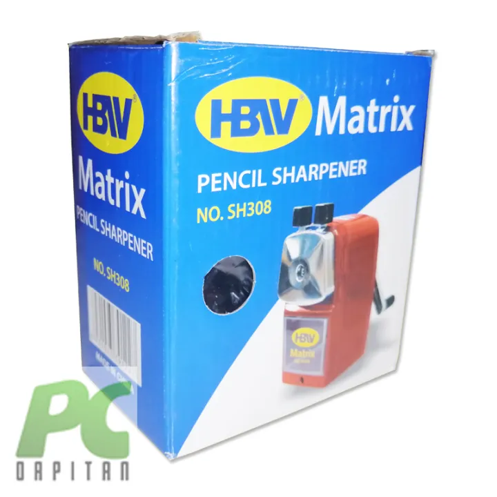 HBW MATRIX PENCIL SHARPENER NO.SH308 | Lazada PH