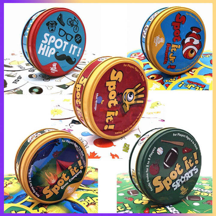 Spot it Family Card Game | Parent-child Game for Kids | Age 4+ | 2 to 8 ...