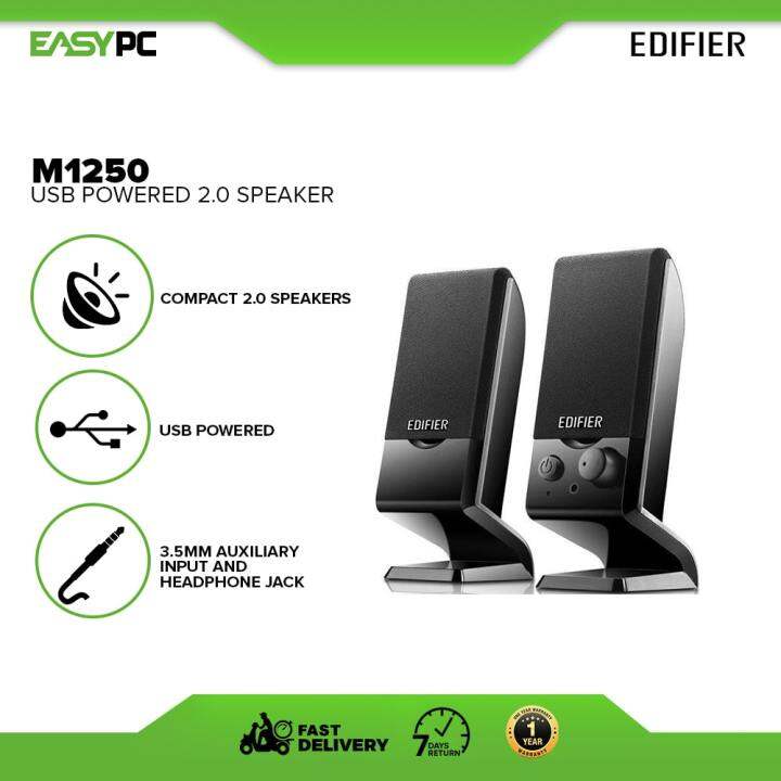EasyPC | Edifier M1250 Usb Powered 2.0 Speaker | Lazada PH