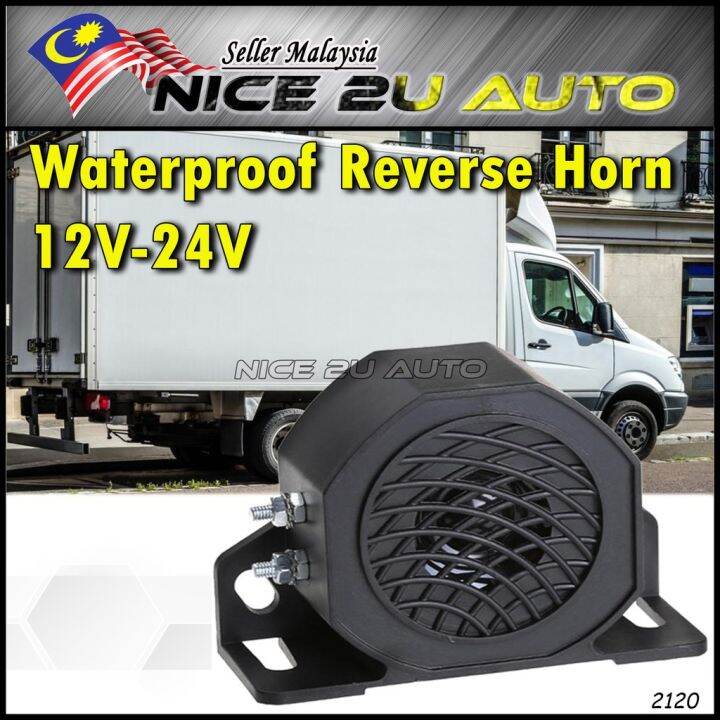 12V-24V Car Lorry Bus Alert Safety Backup Reverse Warning Siren | Lazada