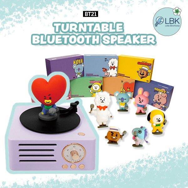 Line friends BT21 Turntable Bluetooth Speaker | Lazada PH