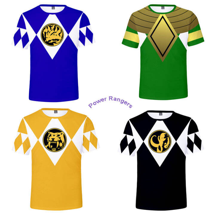 Power Rangers 3D Printed T-shirt | Lazada.co.th