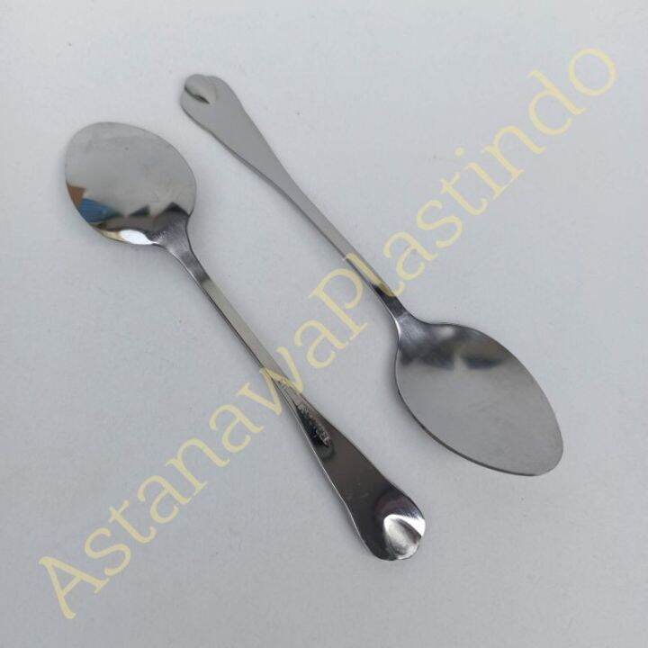 Sendok teh kecil kue buah Spoon dessert mini stainless steel Fujinex ...