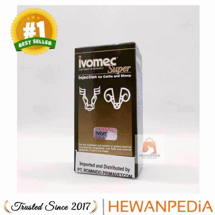 IVOMEC 50 ml HEWANPEDIA - Obat kutu Parasit Cacing Endoparasit ...